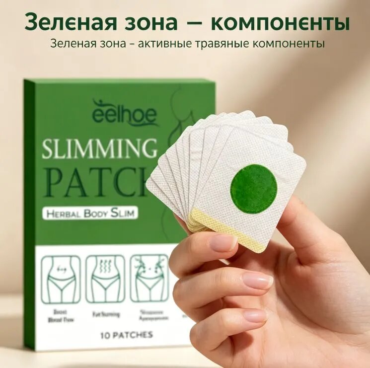 Пластыри EELHOE SLIMMING PATCH 10 шт — фото 1
