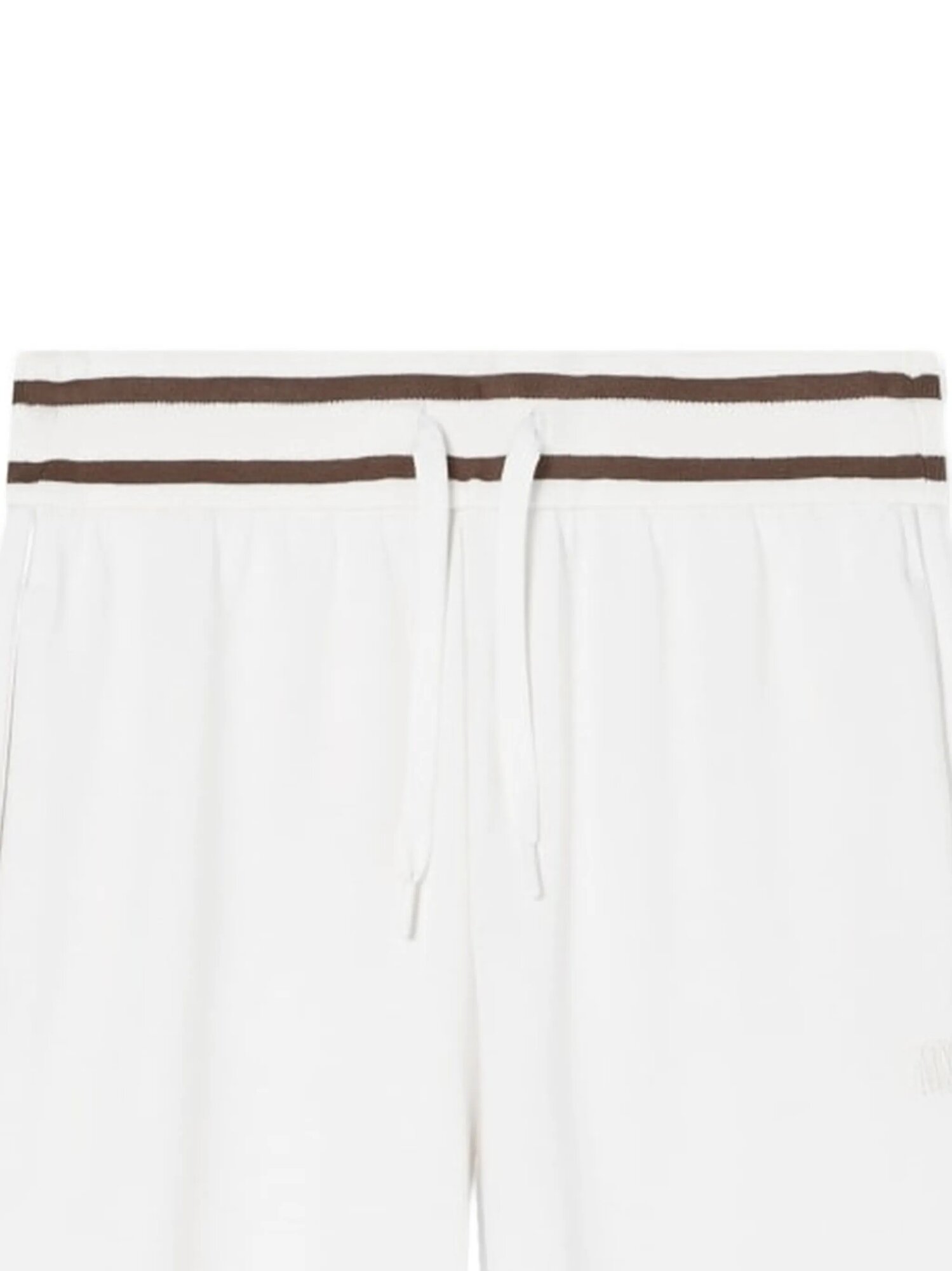 Брюки Armani Exchange Jogger, размер 48, бежевый/белый — фото 1
