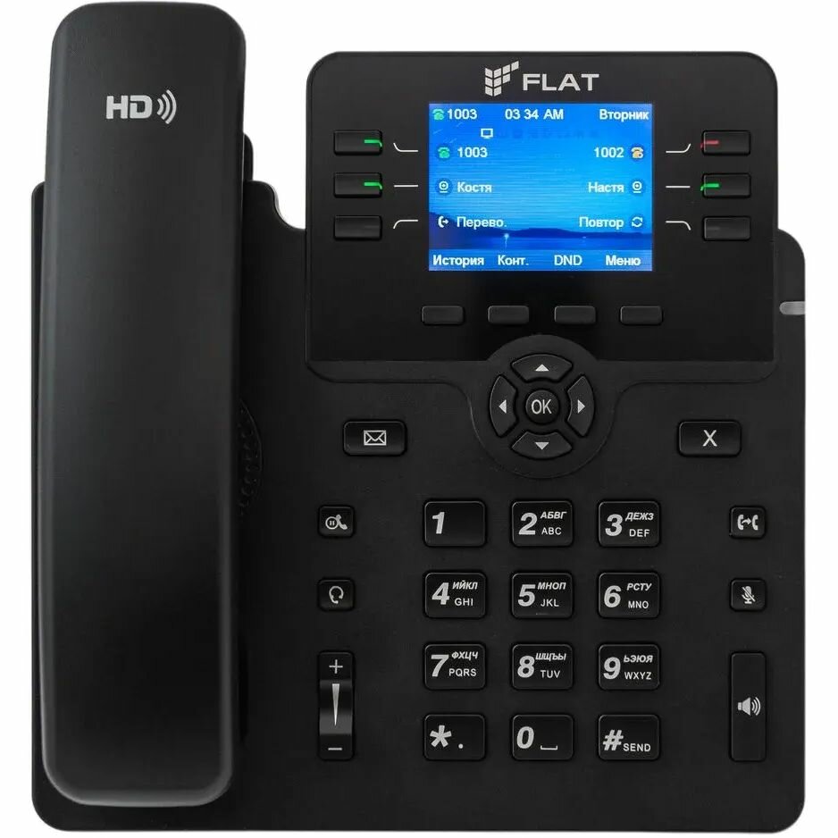 IP-телефон Flat FLAT-PHONE-B6/RU для офисной телефонии