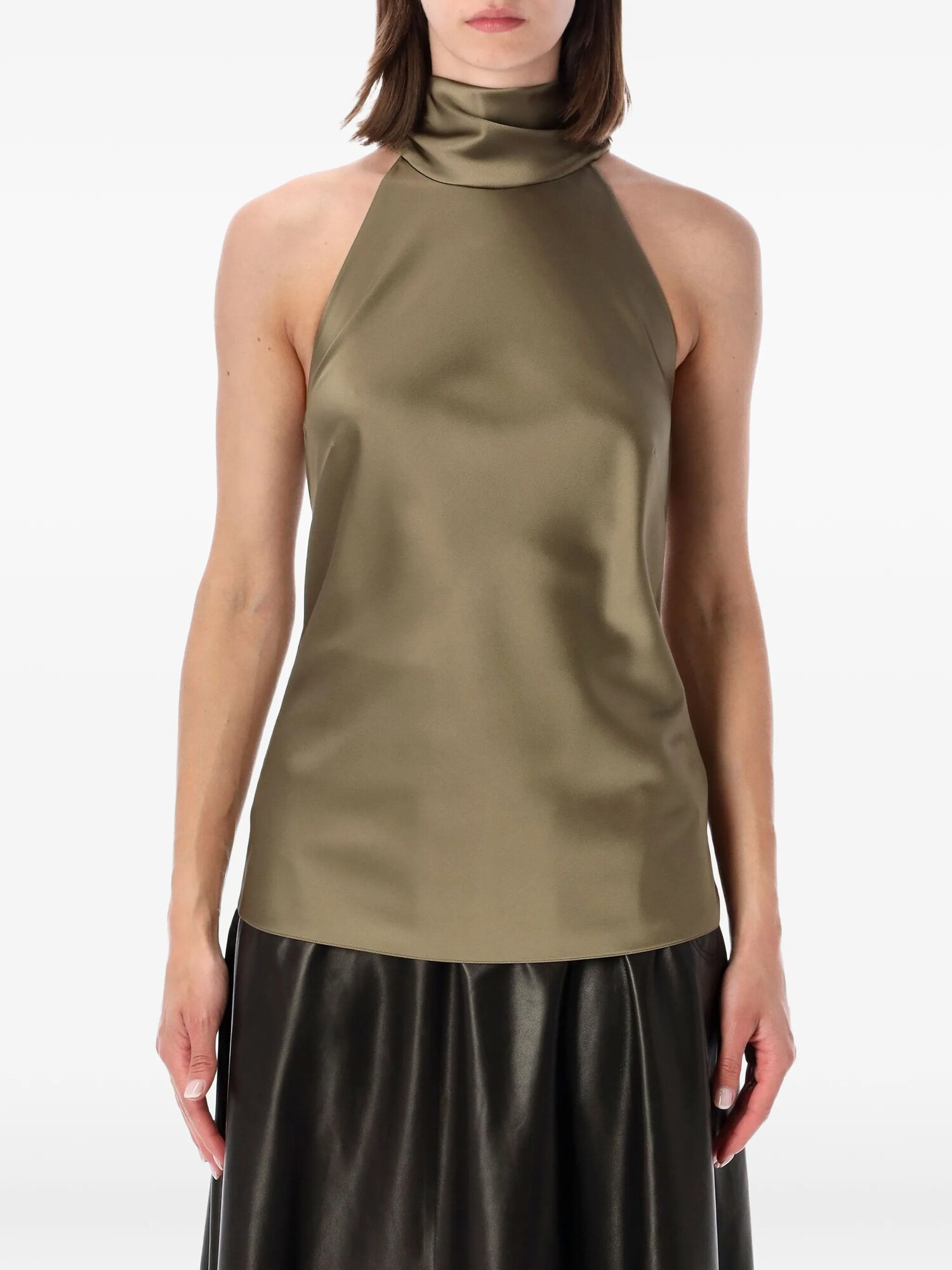 Топ Halterneck tie-back top