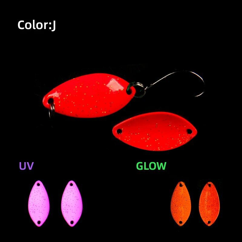 Микро-блесна SHENGMEIYU UV, Цвет: J, 17mm, 0.8g