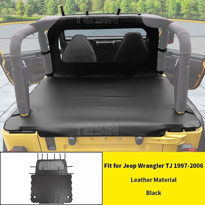 Для Jeep Wrangler TJ 1997 1998 1999 2000 2001 2002 2003 2004 2005 2006 автомобильный кожаный A