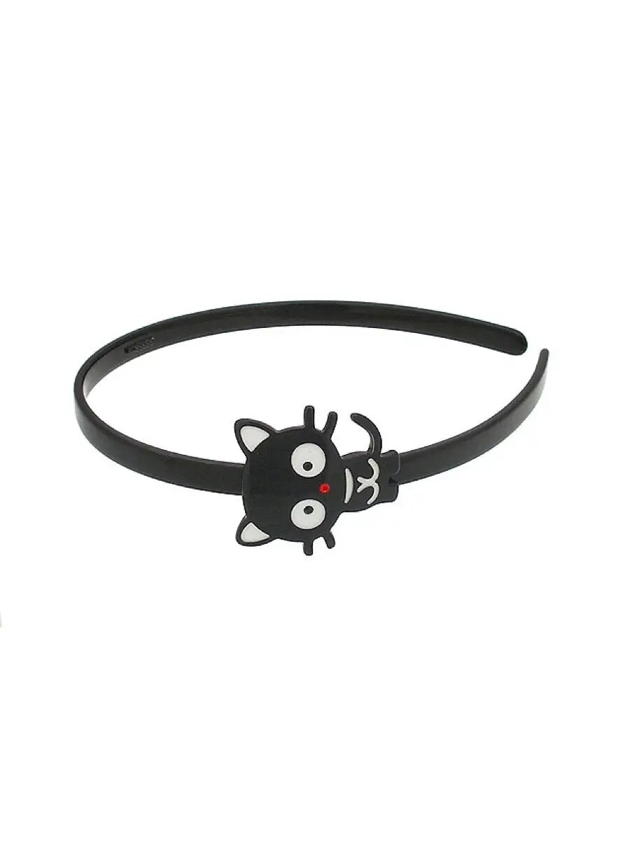 Ободок для волос "Кошка" Magie Accessoires, пластик, размер 10-17 см, черный