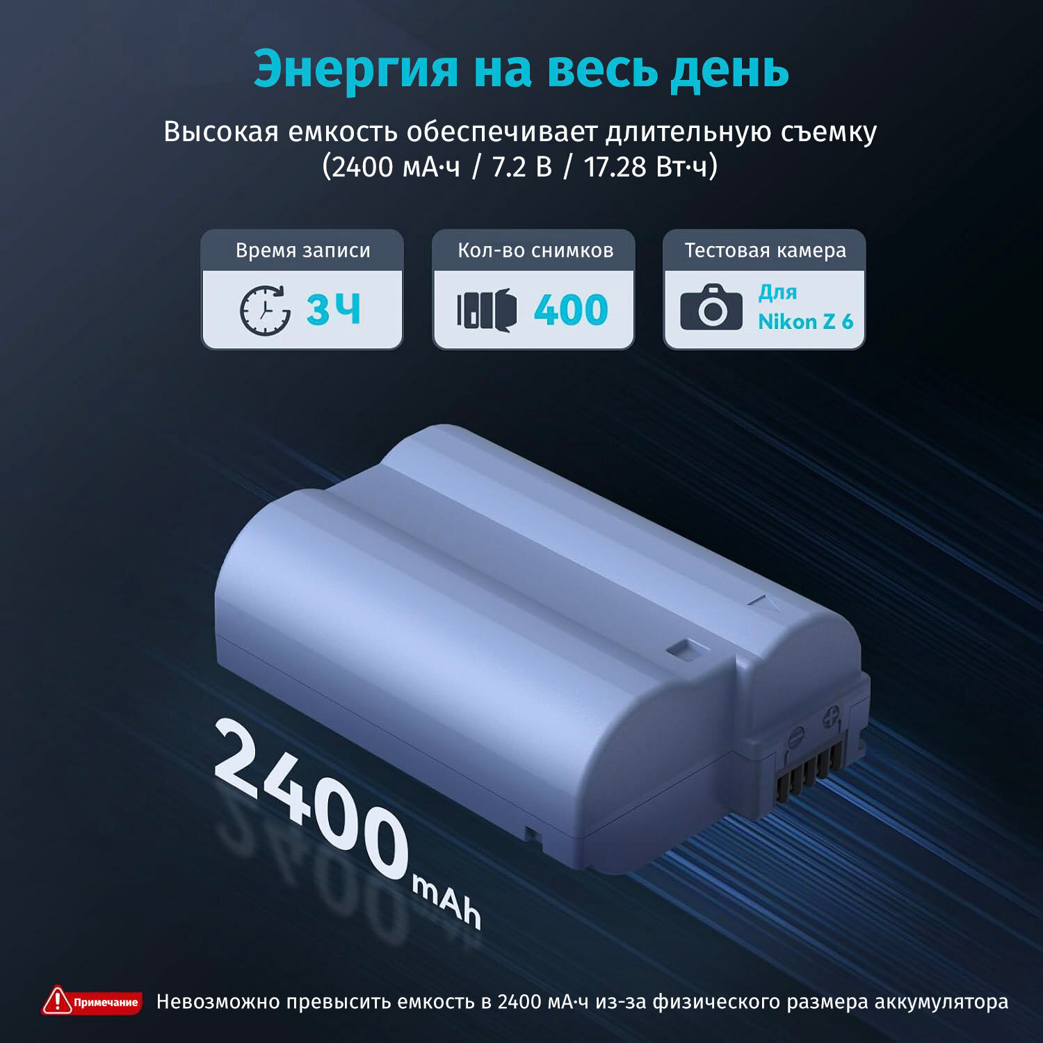 Аккумулятор SmallRig 4332 EN-EL15c USB-C