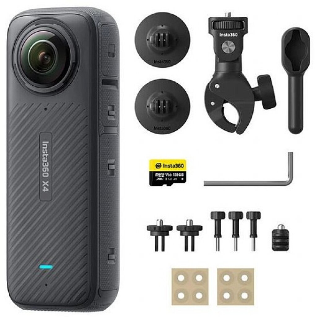 Экшн-камера Insta 360 X4 Motorcycle Bundle (Комплект для мотоциклистов)
