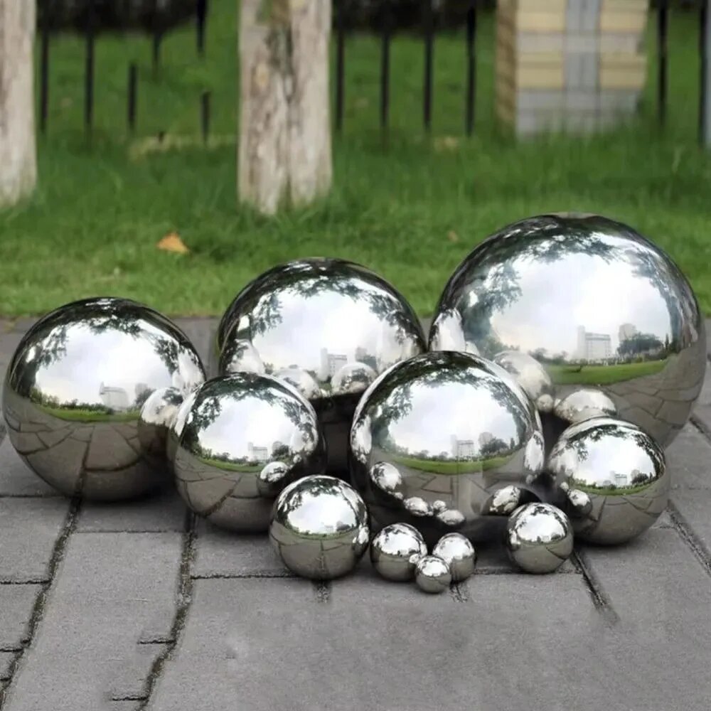 Декоративный шар из нержавеющей стали, 150mm