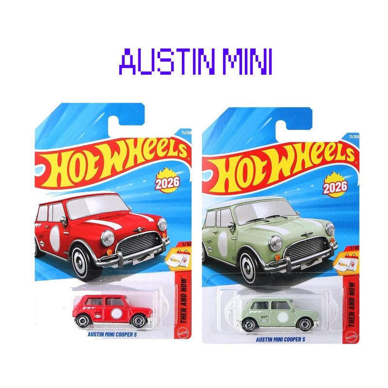Hot Wheels Austin Mini Cooper S 1:64 Красный, C4982-TAO-71-26H — фото 1