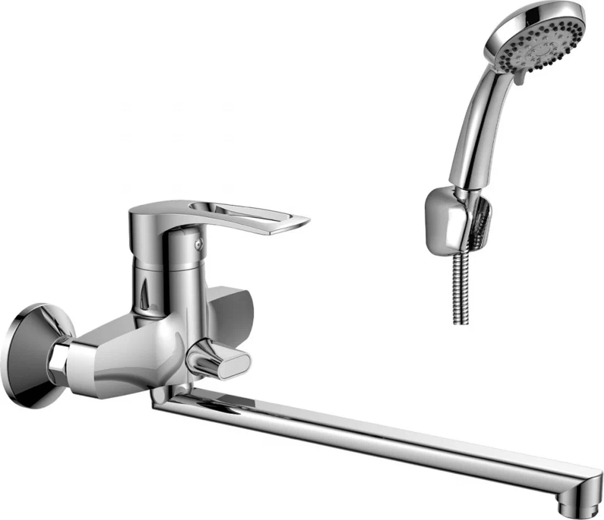 Смеситель Rossinka Silvermix T40-32, универсальный, с аэратором, хром