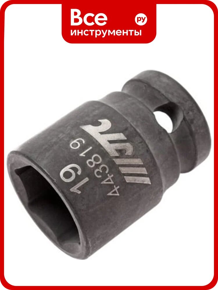 Головка торцевая JTC 1/2" 19 ударная L=38мм -443819 682131