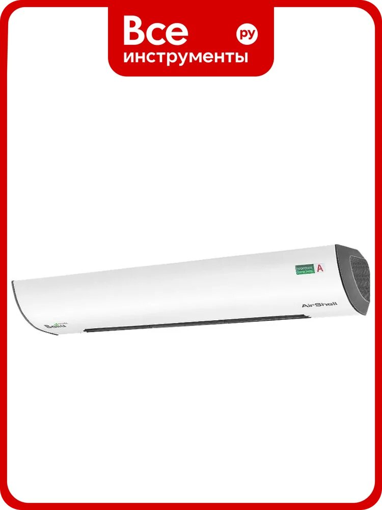 Тепловая завеса Ballu AirShell BHC-L09S05-ST, электрическая, 5кВт, 480м³/ч, IP10, белая