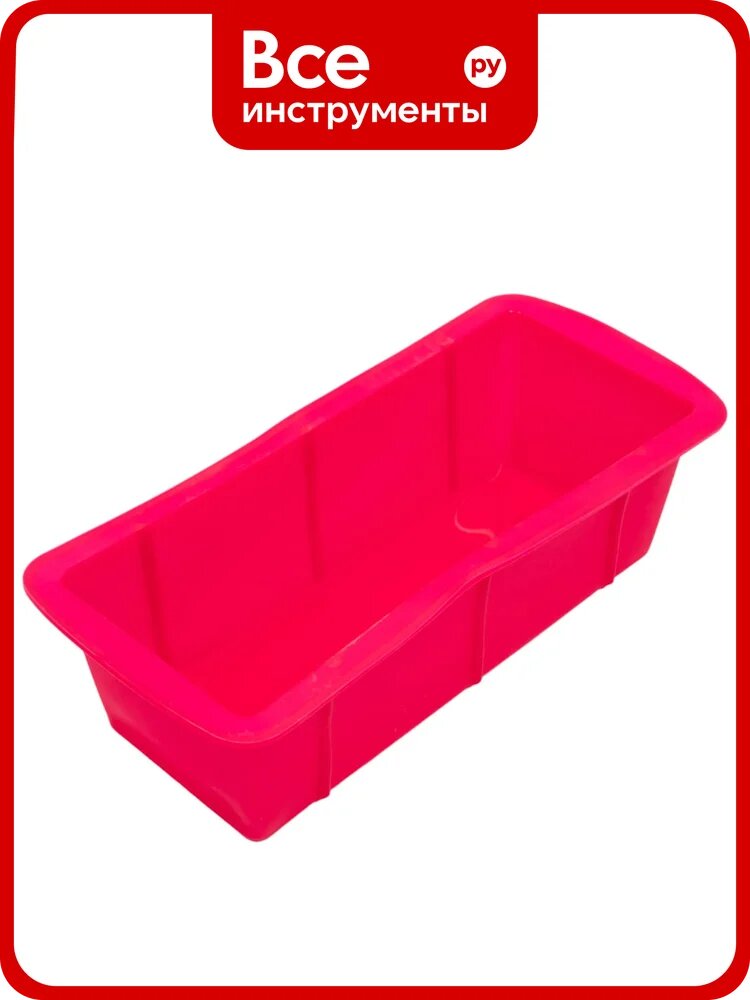 Форма для выпечки Mallony BFS-P24 прямоугольная 24x11 см 985805 из гибкого силикона антипригарное покрытие
