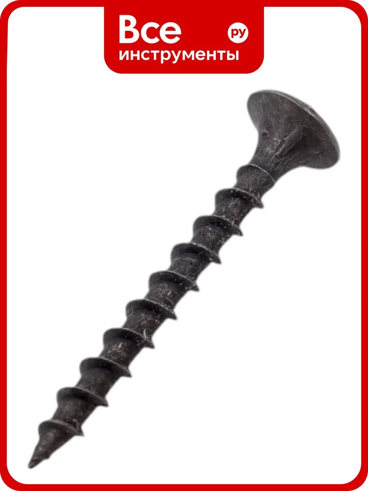Саморез для ГКЛ STEELREX крупная резьба, оксид, 3,5x35 мм, коробка 1 кг 0104035035B100000108
