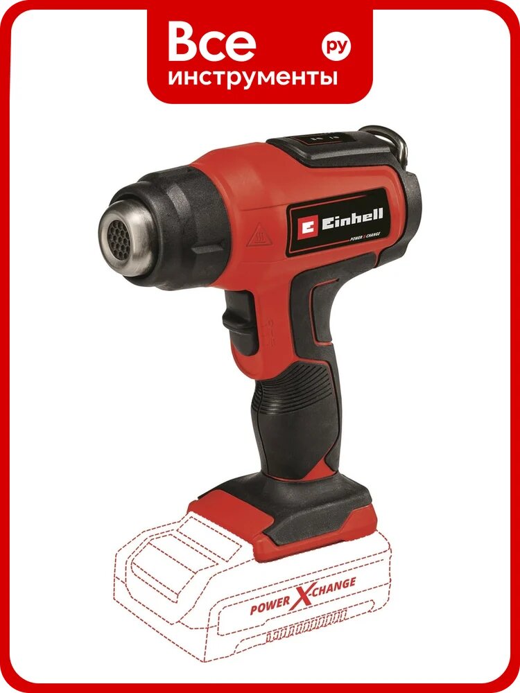 Аккумуляторный фен Einhell PXC TE-HA 18 Li - Solo 4520500 для выполнения работ