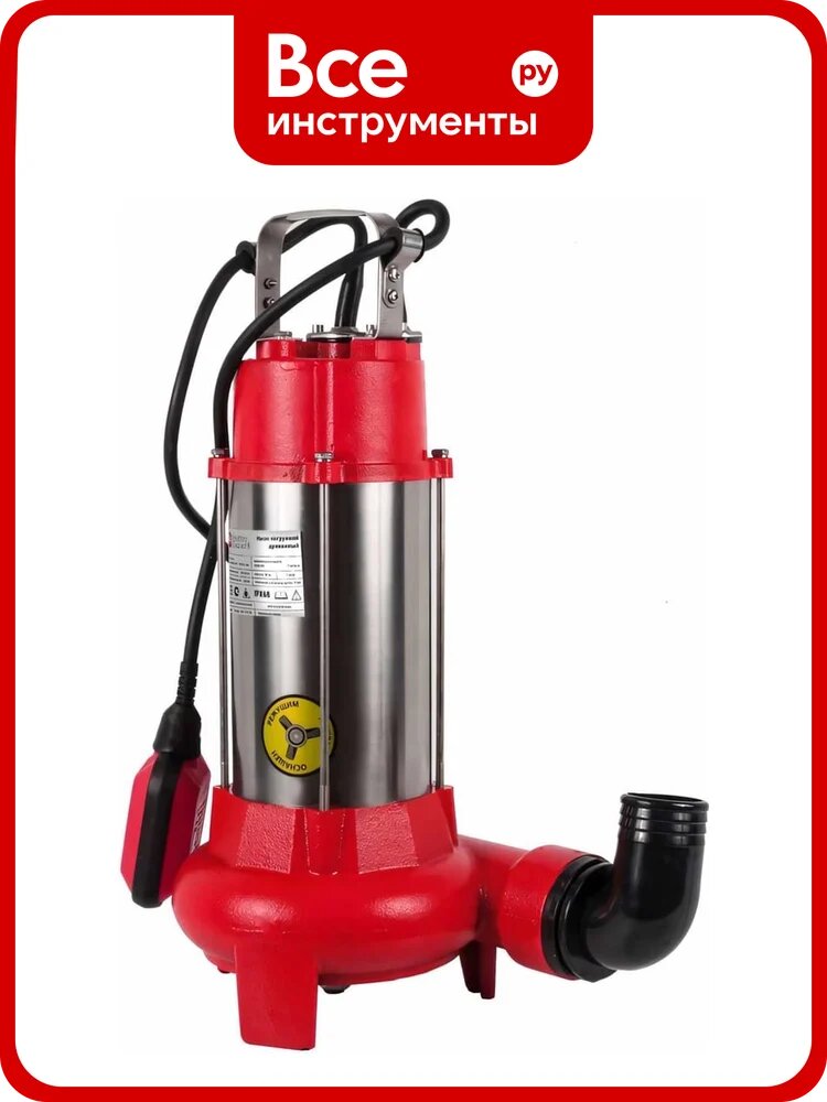 Дренажный насос QUATTRO ELEMENTI ПРОФ Sewage 1100F Ci-Cut 645-297
