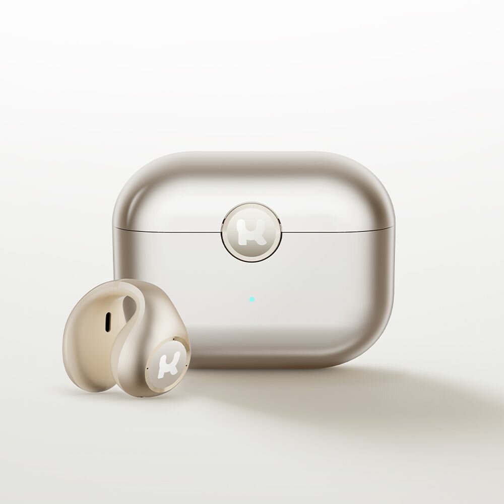 Беспроводные наушники Rock Sound EarCuffs PRO OWS Bluetooth Earphone золотистые