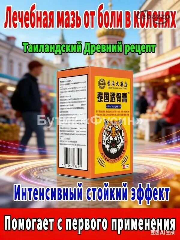 Мазь, активирующая суставы, при болях и скованности в поясничных, шейных плечевых суставах,50 г
