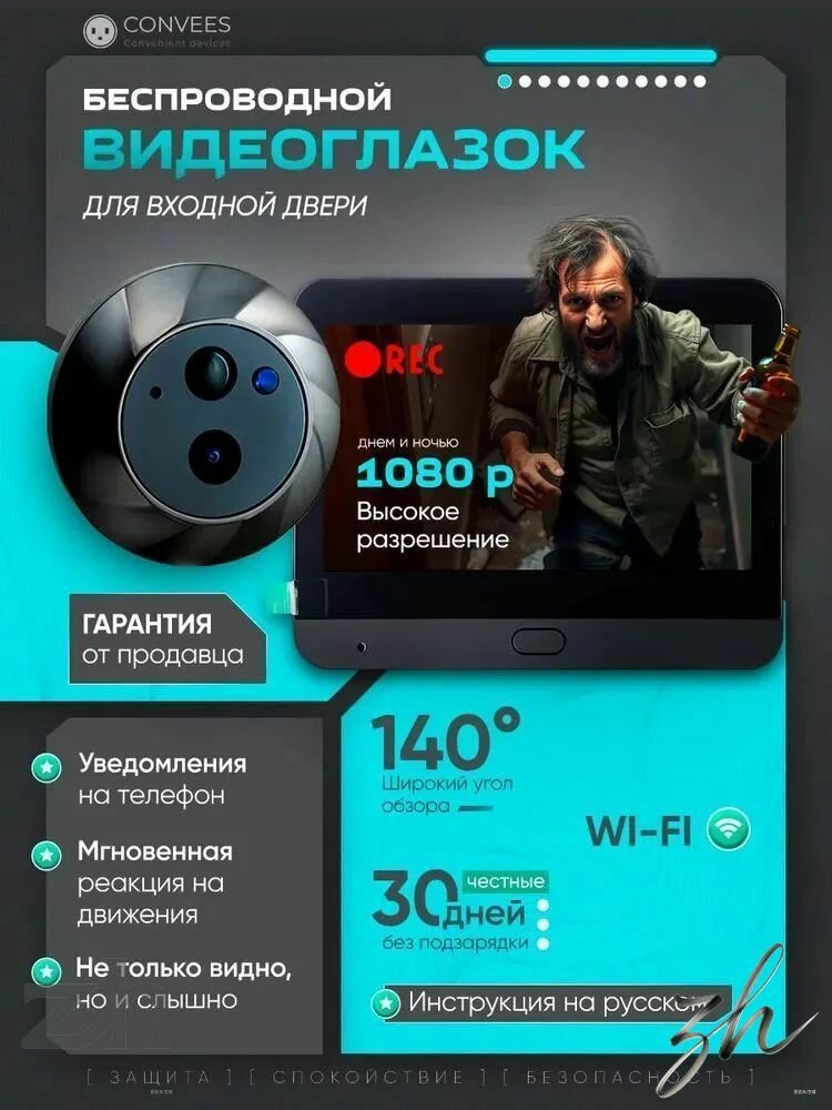 Видеоглазок для входной двери