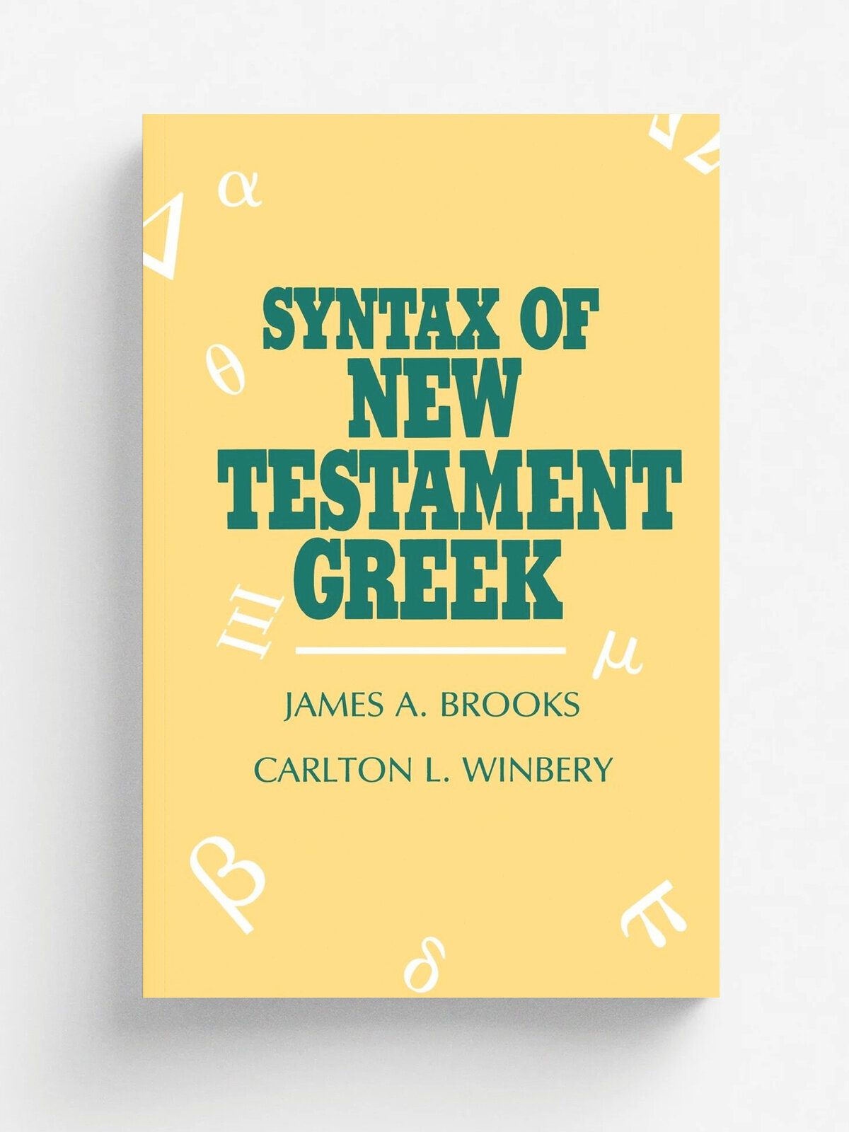 Syntax of New Testament Greek