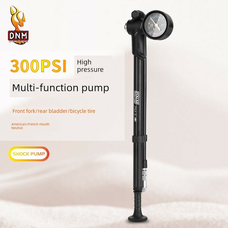 300PSI Высоконапорный портативный велосипедный насос для подкачки амортизаторов и задних шин, 1 шт