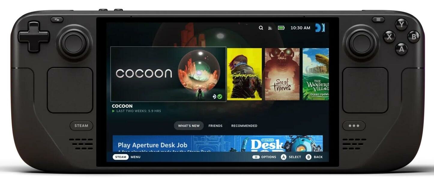 Игровая консоль Valve Steam Deck Oled, 512Gb, Black (Черный)