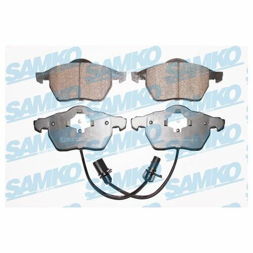 Колодки тормозные дисковые (комплект 4 шт.) Samko 5SP1119