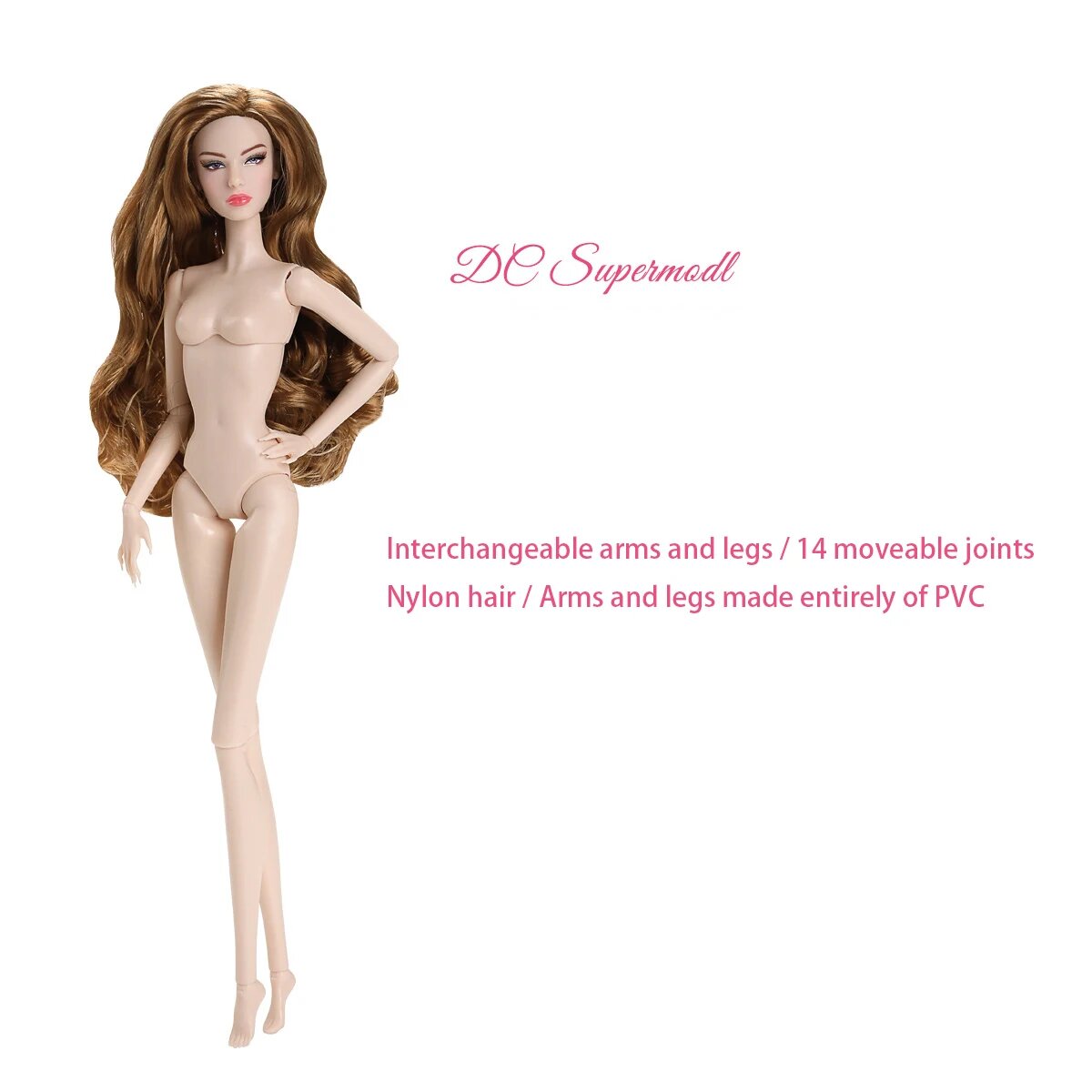 Кукла DCSupermodel 2-го поколения 32 см Fair skin-curly