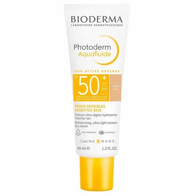Биодерма флюид PHOTODERM AQUAFLUIDE SPF50+ 40 мл, тон Light