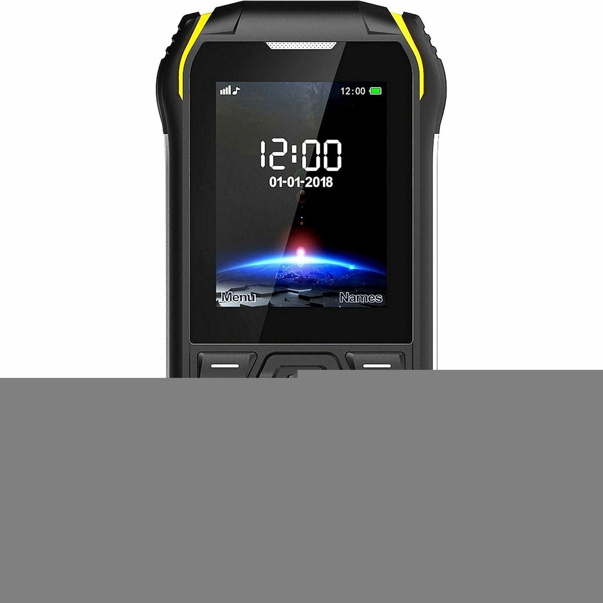 Мобильный телефон Olmio X05, черный-желтый