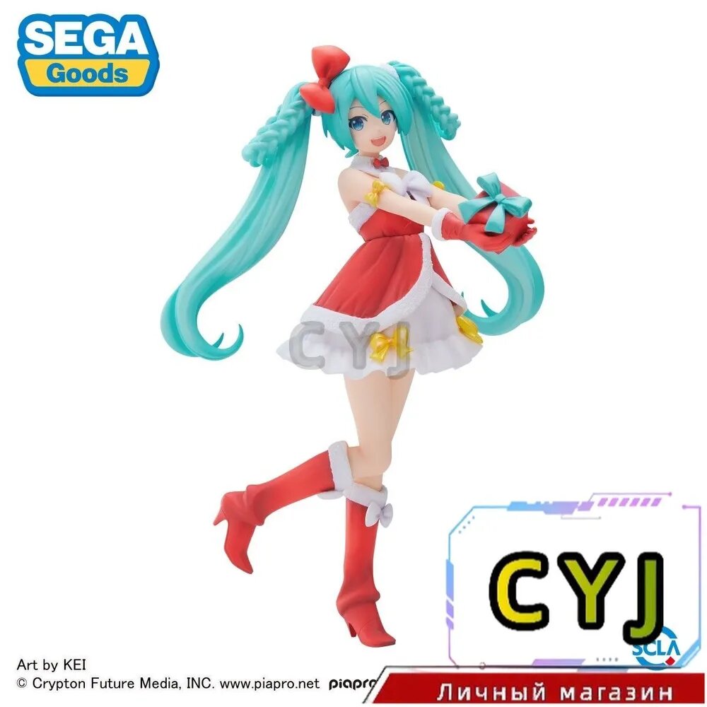 SEGA Аниме фигура/MIKU Super Premium Figure Christmas 2022/CYJ