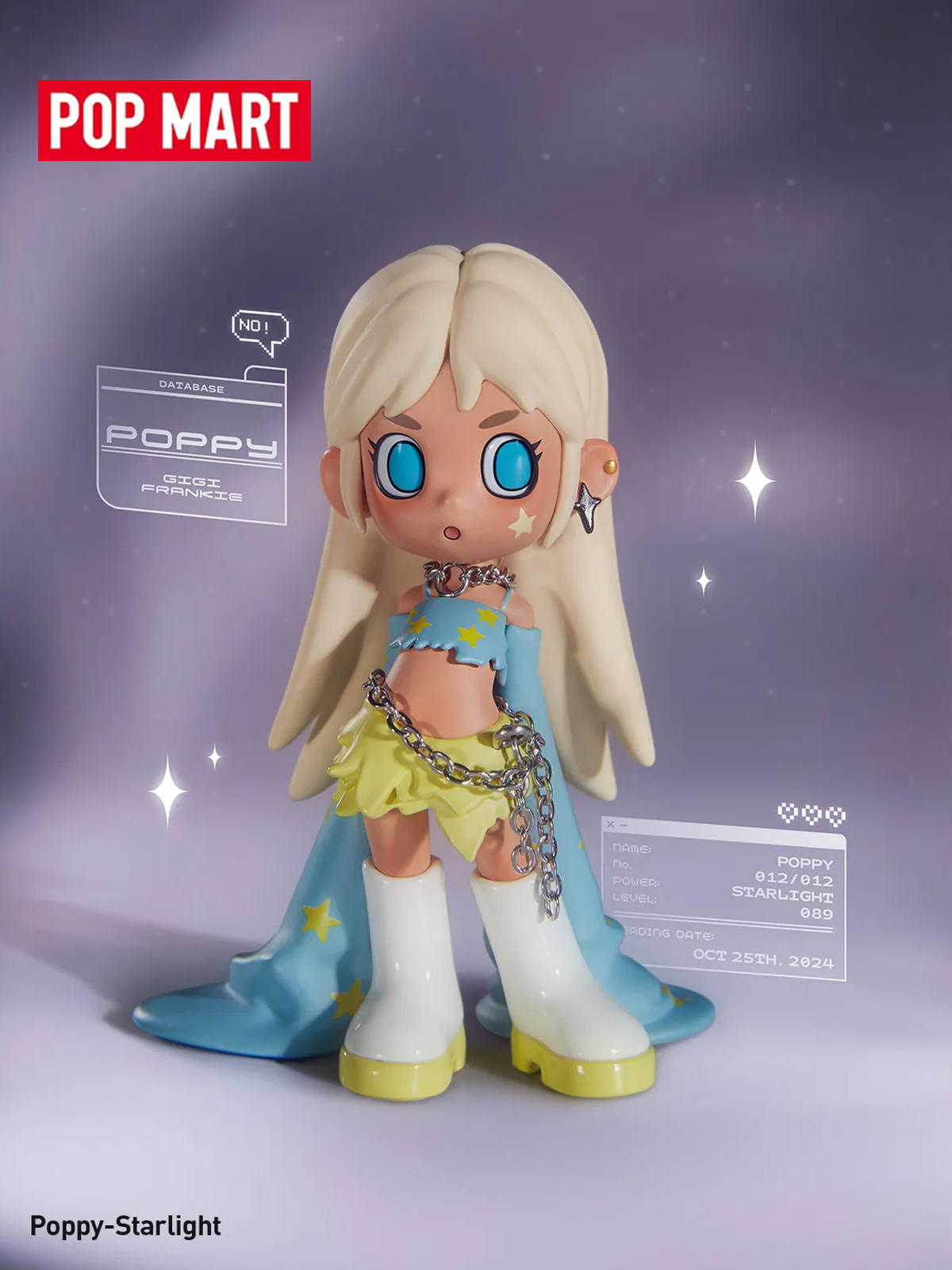 Коллекционная фигурка Слепая коробка POP MART Lil Peach Riot Loading Series Figures-Poppy Starlight