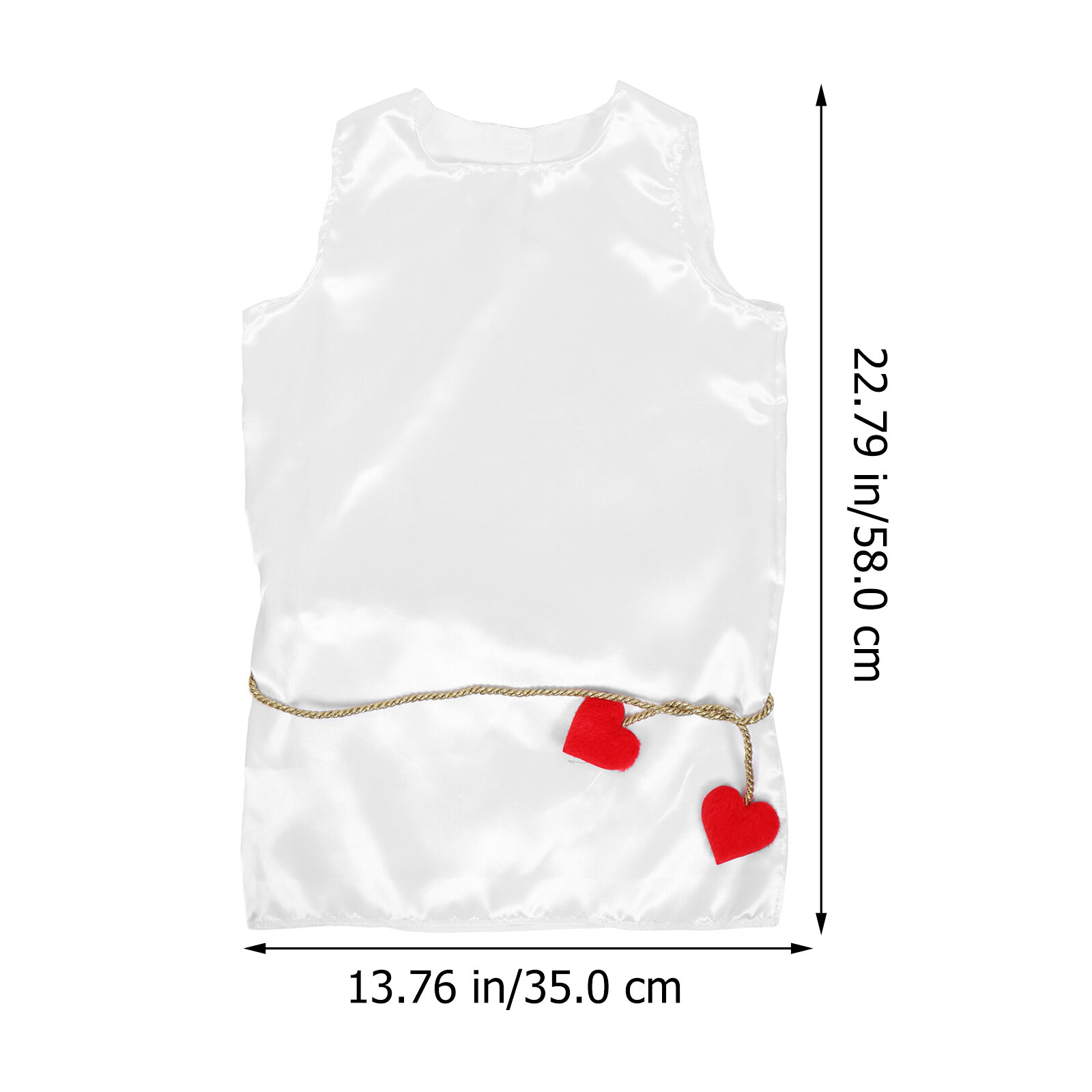 Костюм Купидона Для Детей 1 ШтукаБелыйРазмер S 58.00X35.00X1.00Cm