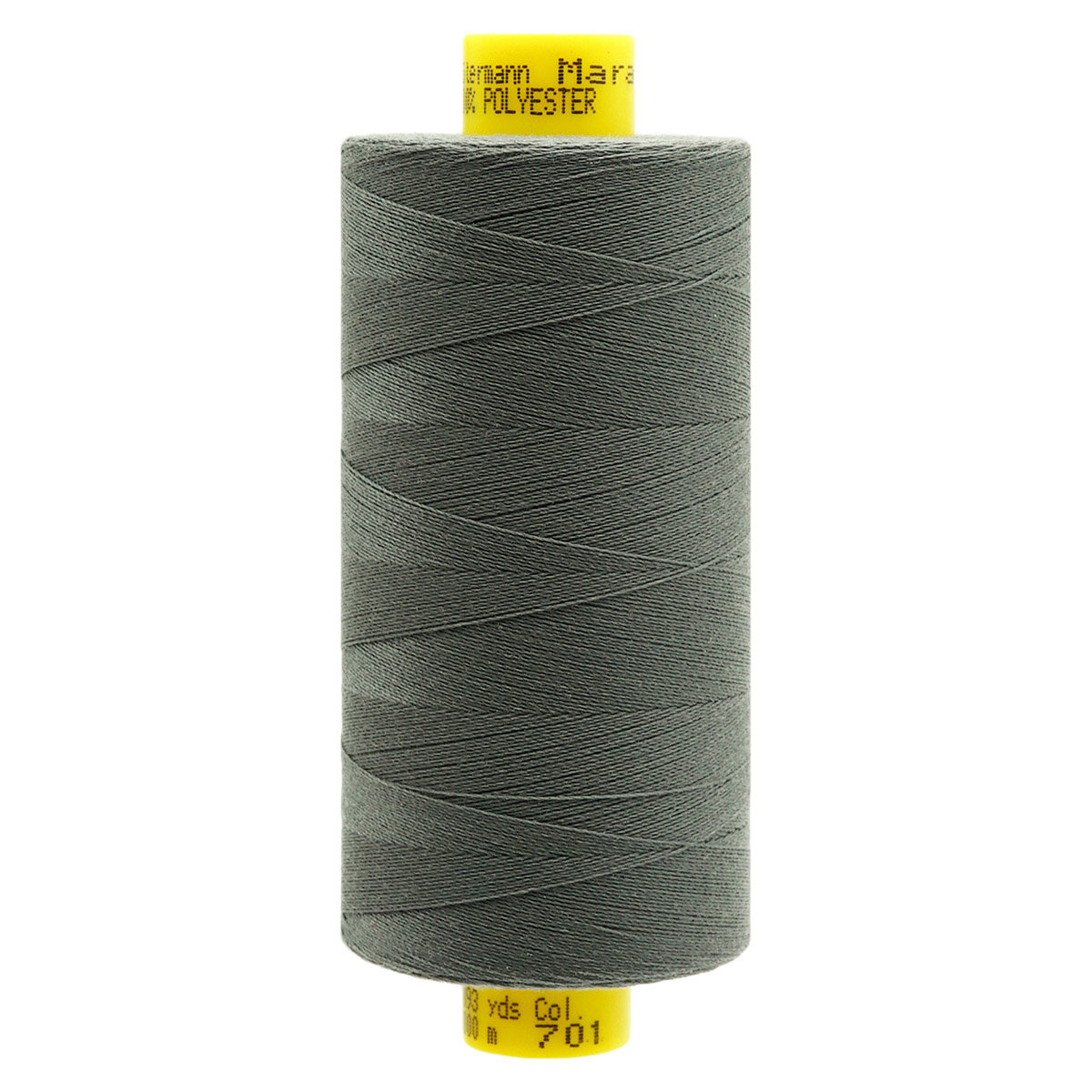 Нить Mara 100/1000м, 100% полиэстер, Gutermann 707694 (701 перламутрово-грифельный), 10 шт
