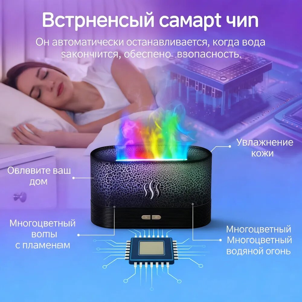 Увлажнитель воздуха 4628A323A703494BB037D69F4A95F16B, черный, белый