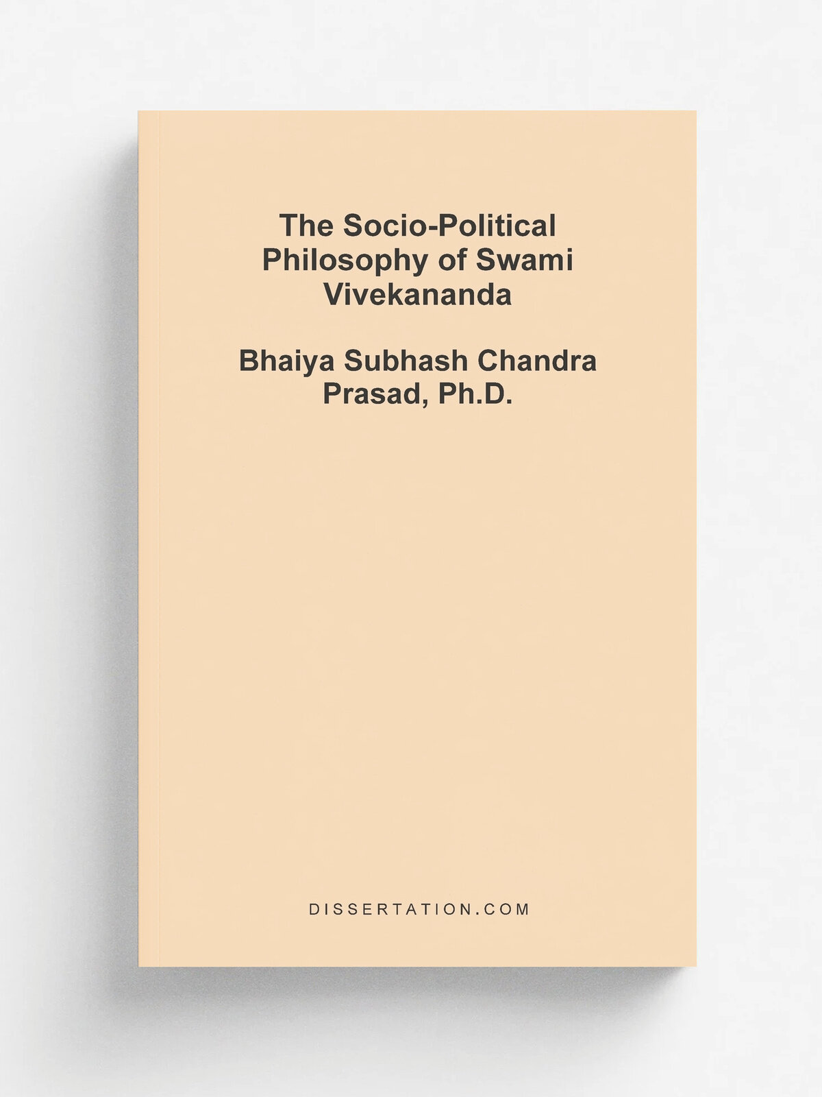 The Socio-Political Philosophy of Swami Vivekananda