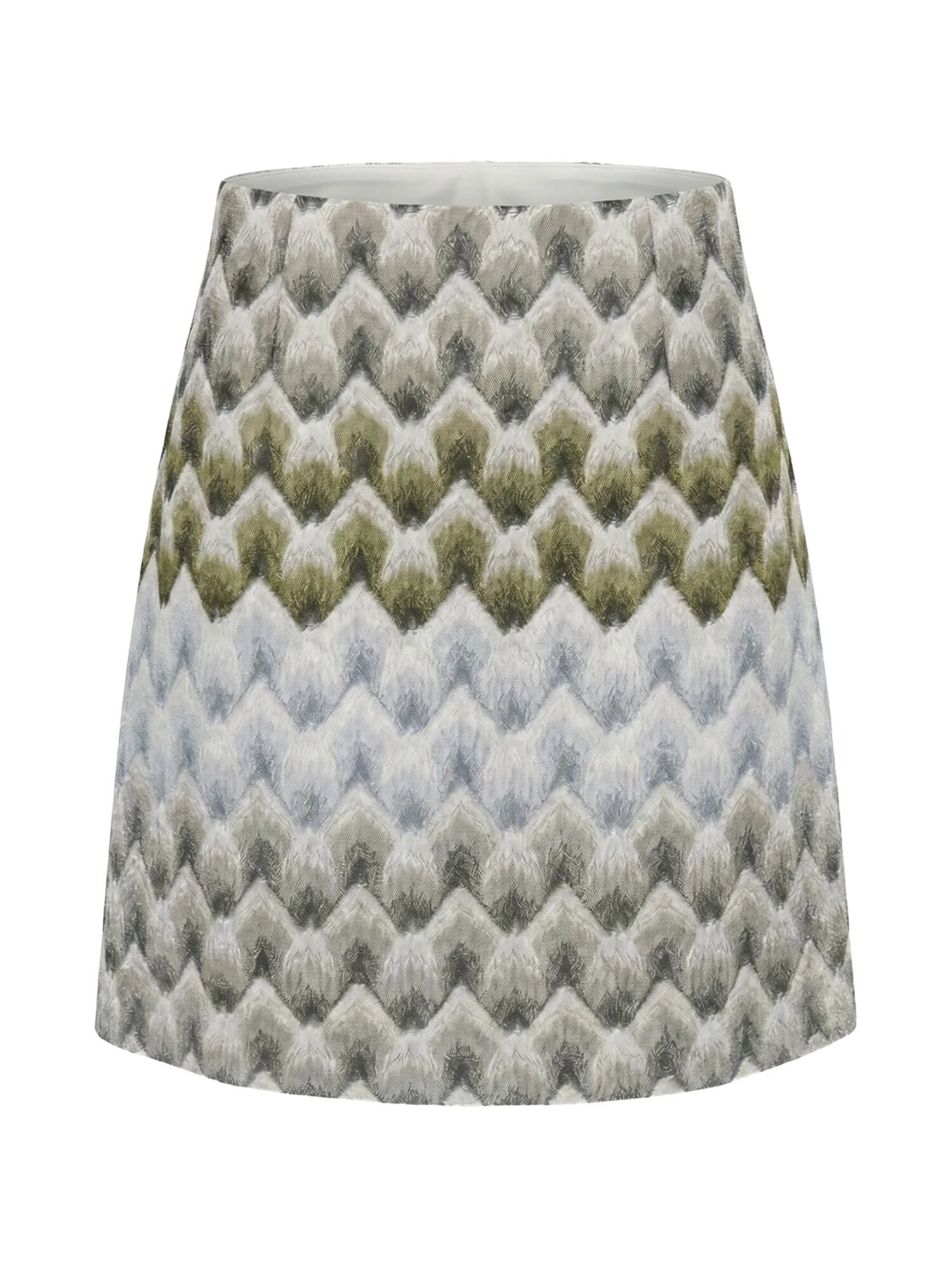 Юбка Missoni Zigzag-knit A-line mini skirt, размер 38 — фото 1