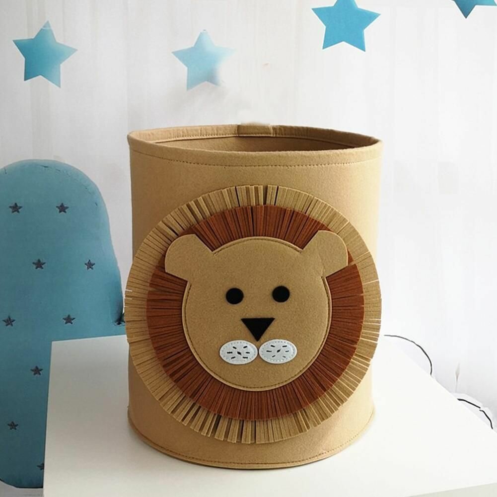 Корзина для игрушек из фетра,35х35 см