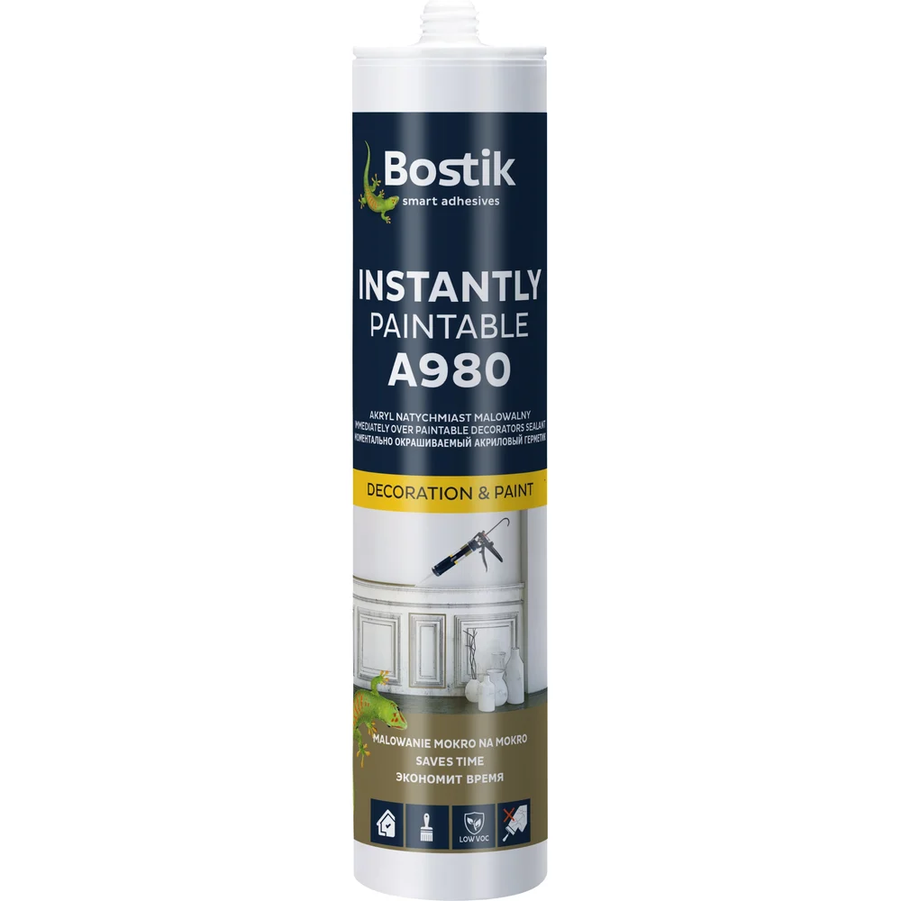 Герметики . Клея, Bostik, Instantly Paintable A980