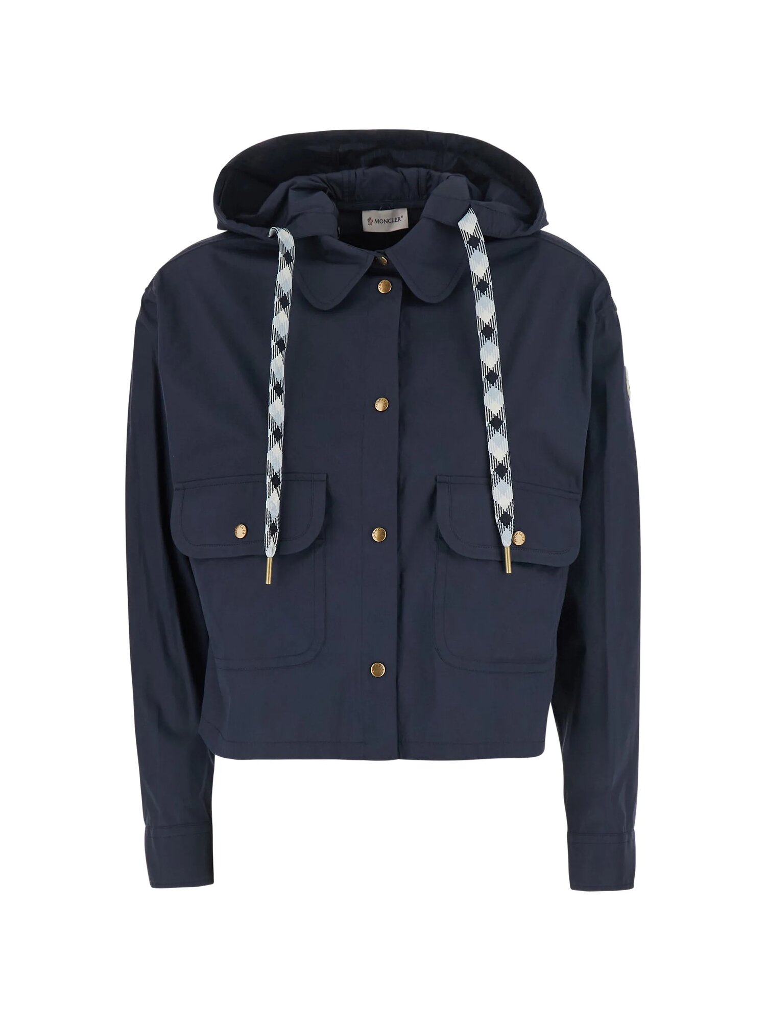 Куртка Hooded patch-pocket jacket