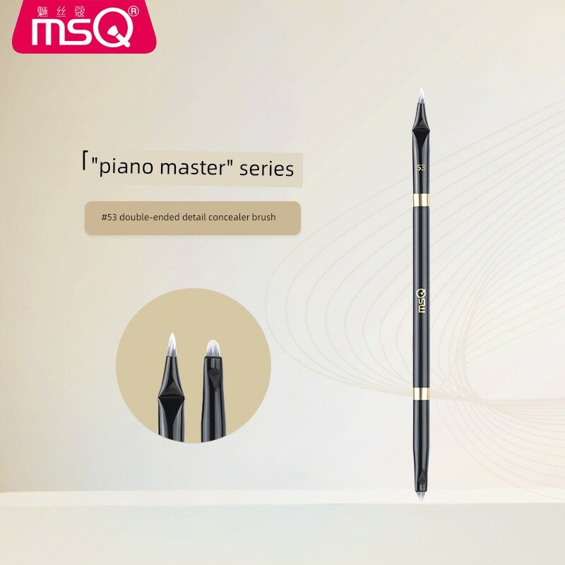 Кисть для макияжа MSQ/Meisiko Piano Master №53, двусторонняя, для маскировки темных кругов, слезных ямок, следов от
