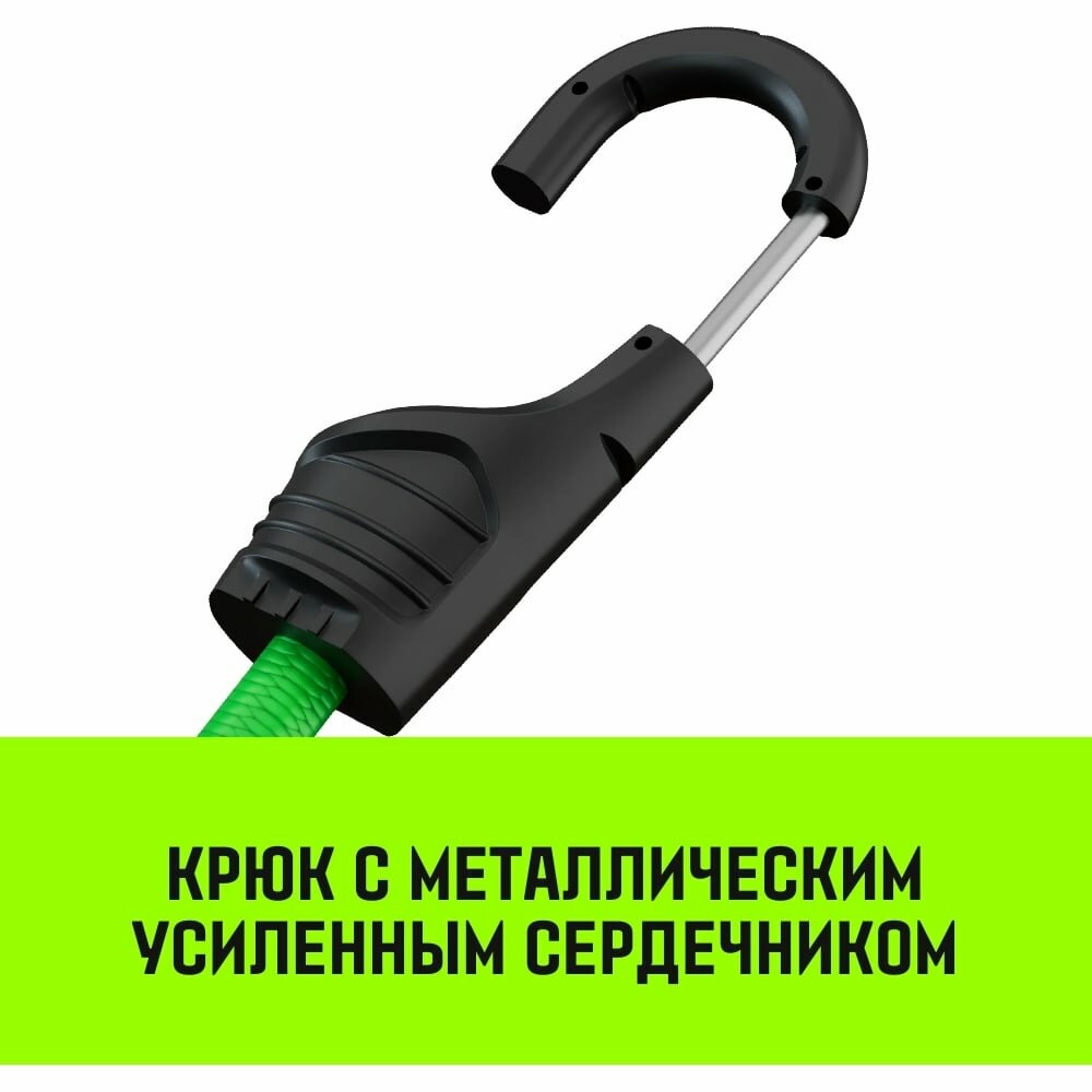 Эластичная стяжка с крючками для багажа HITCH REGULAR комплект 22 шт SZ083981 — фото 1