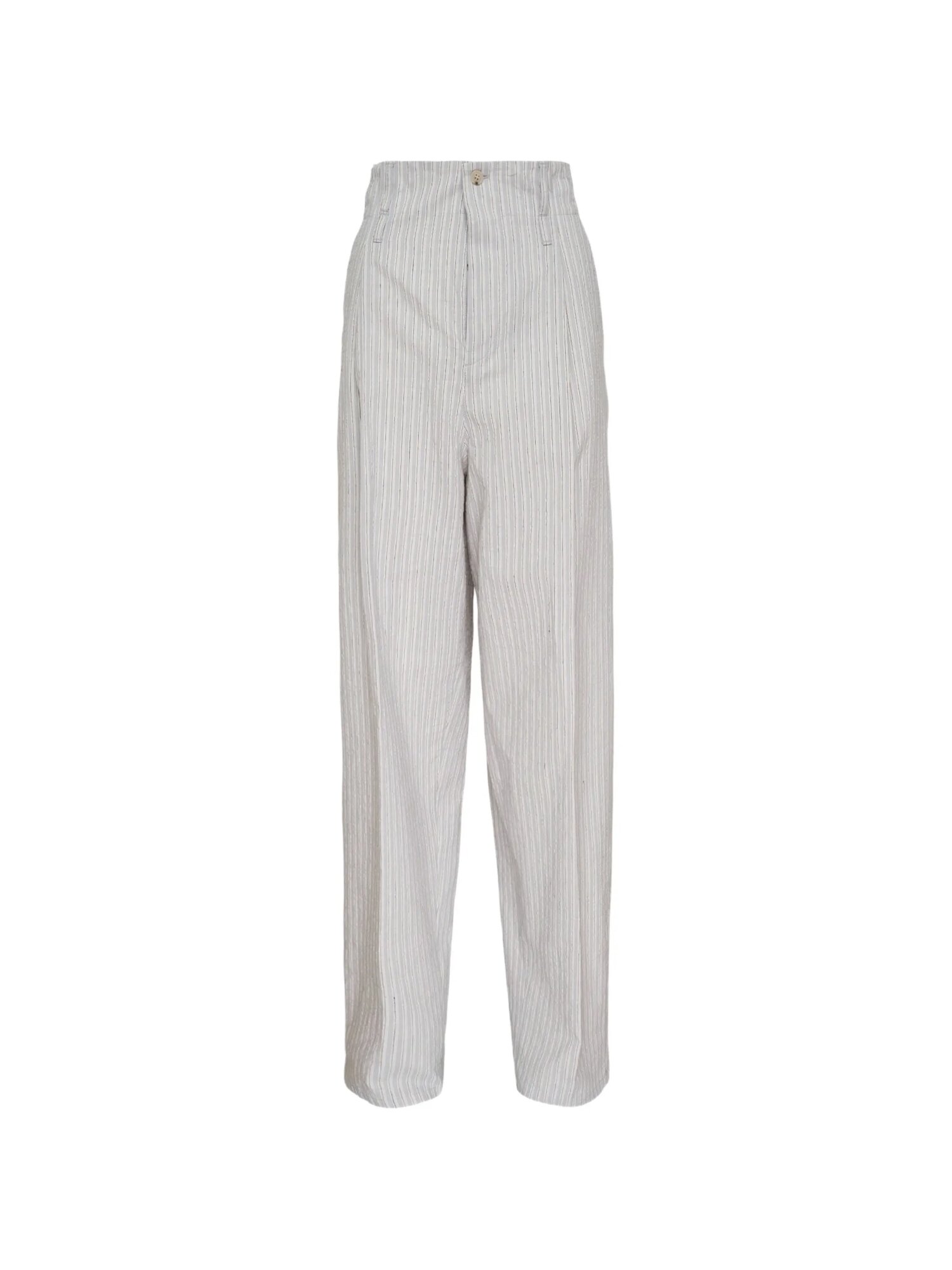 Брюки Striped wide-leg trousers