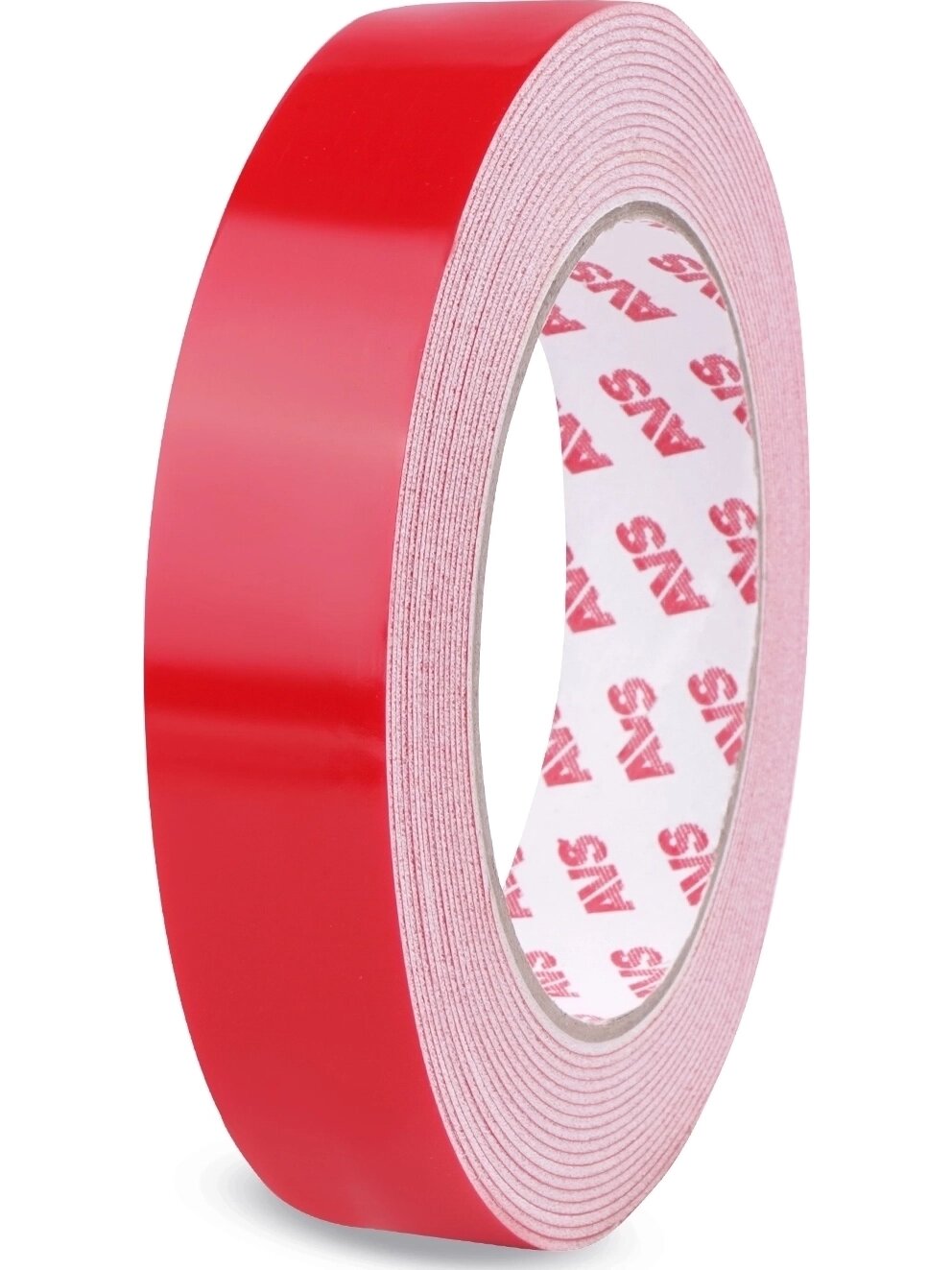 Лента клейкая двусторонняя AVS SCH-016 (1шт.) 22 mm x 5 m, толщина 1 мм, цвет белый, вспененная основа
