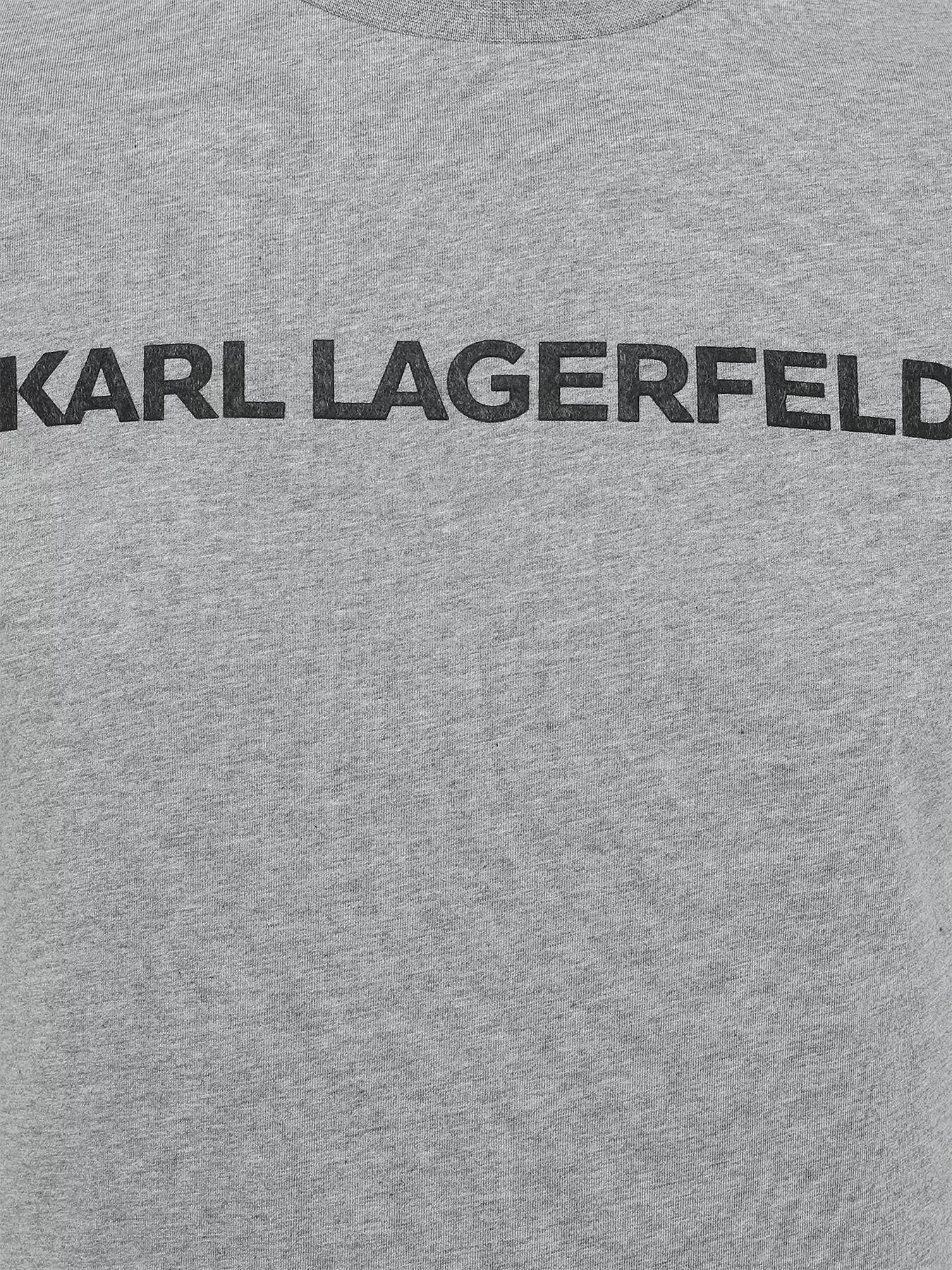 Футболка Karl Lagerfeld, размер M, серый — фото 1