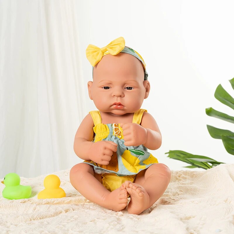 Реборн кукла виниловая 40 см lemon