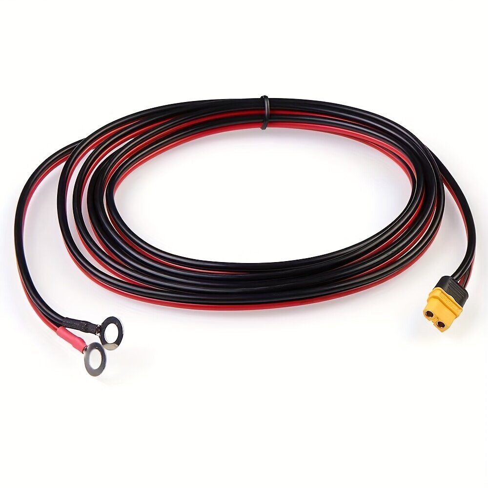 Кабель с разъемом XT60 и кольцевым наконечником, 14AWG, 8.0 мм, для АКБ и солнечных панелей
