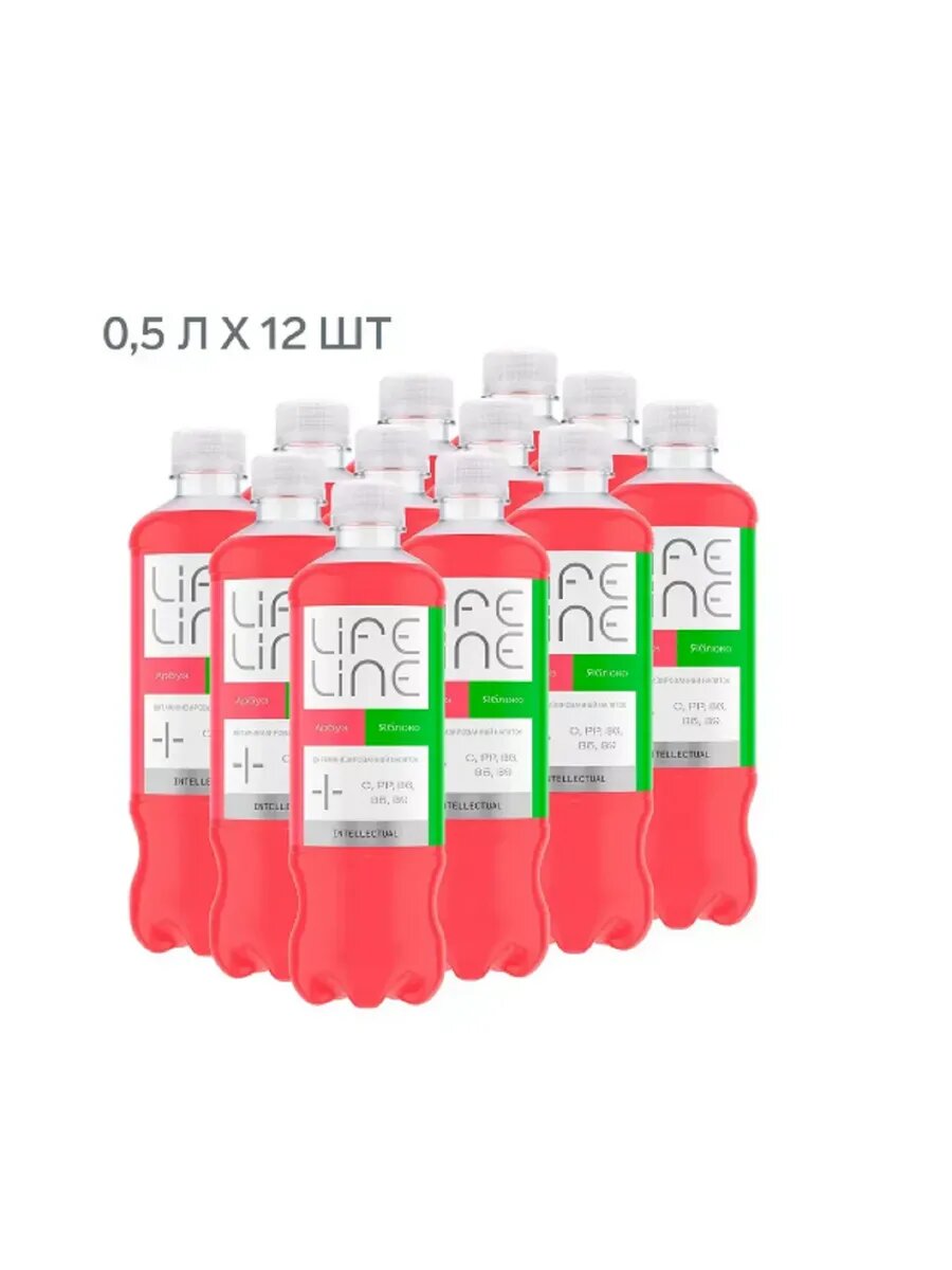 Lifeline Напиток витаминизированный негазированный, 12 шт по 500мл