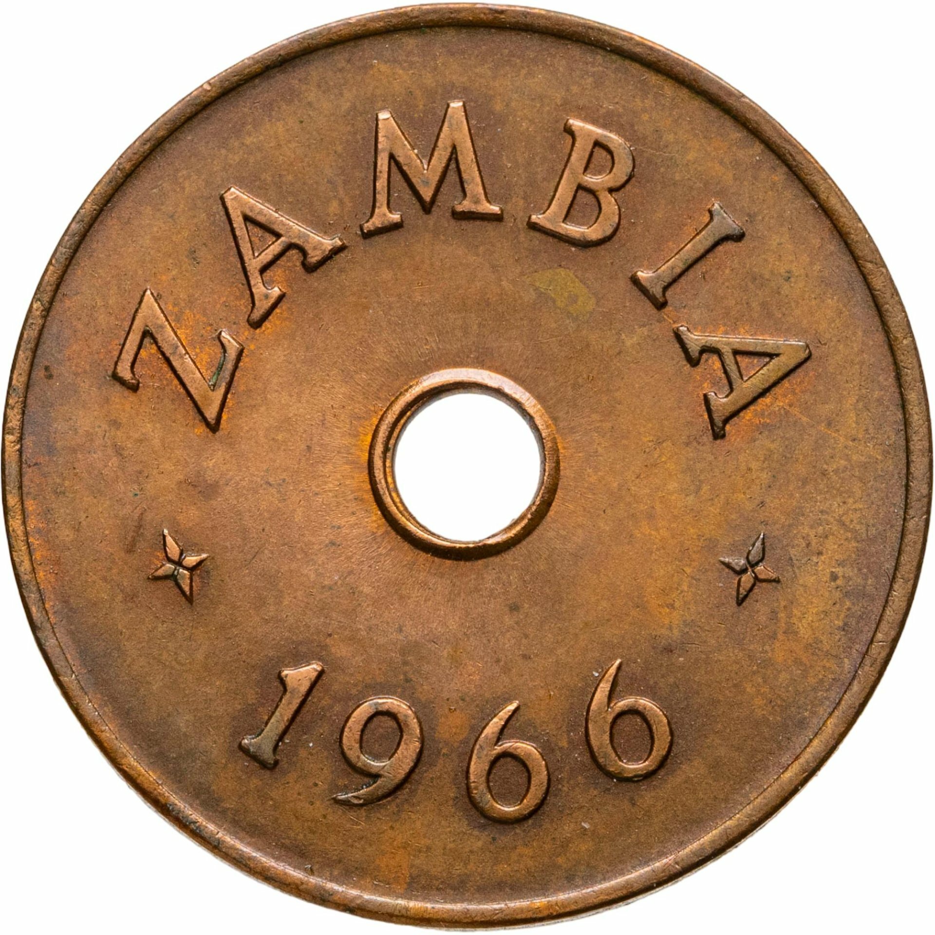 Замбия 1 пенни (penny) 1966