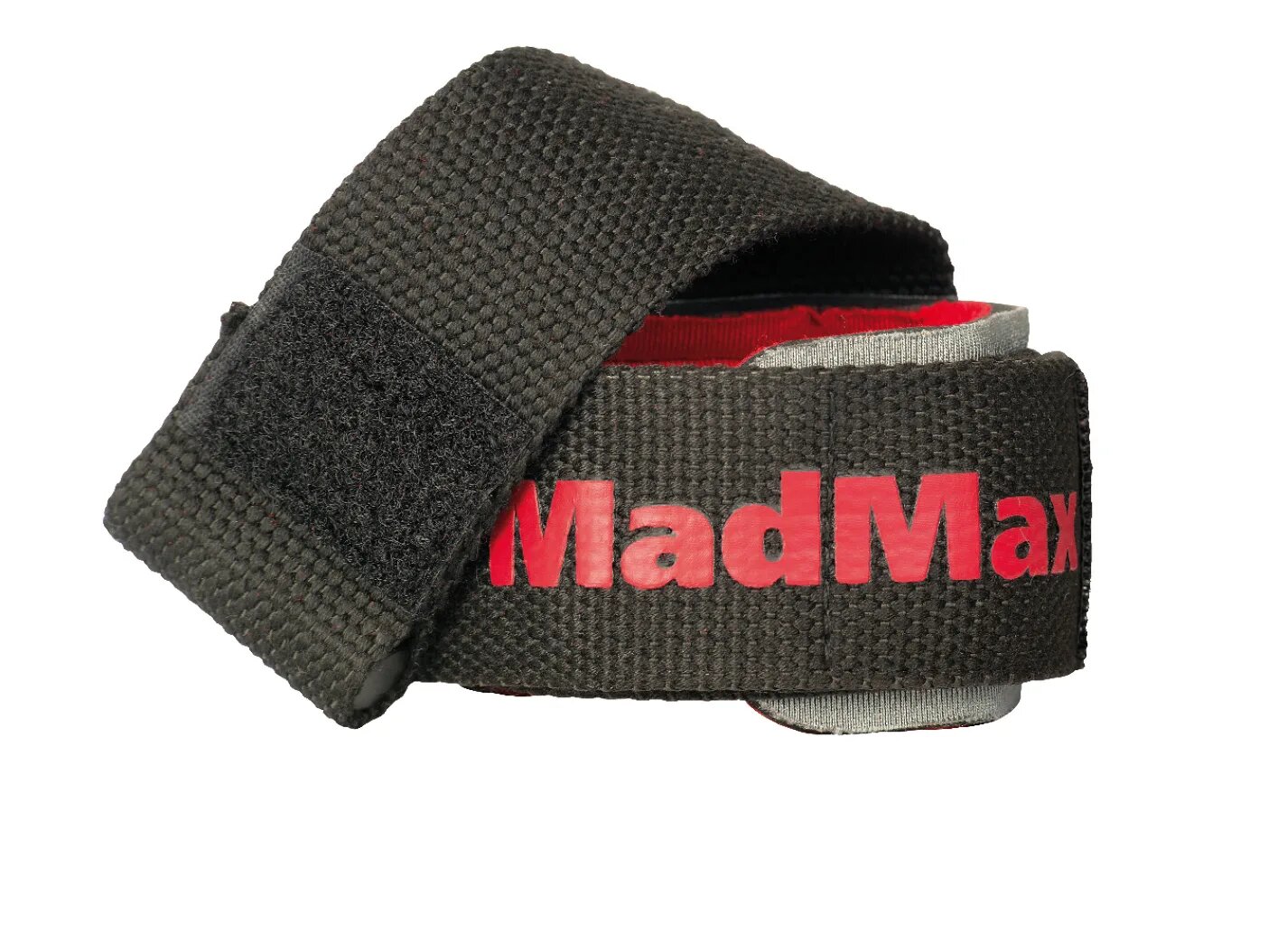 Ремни для тяги MAD MAX Power Wrist Straps MFA-267 (черно-красные)