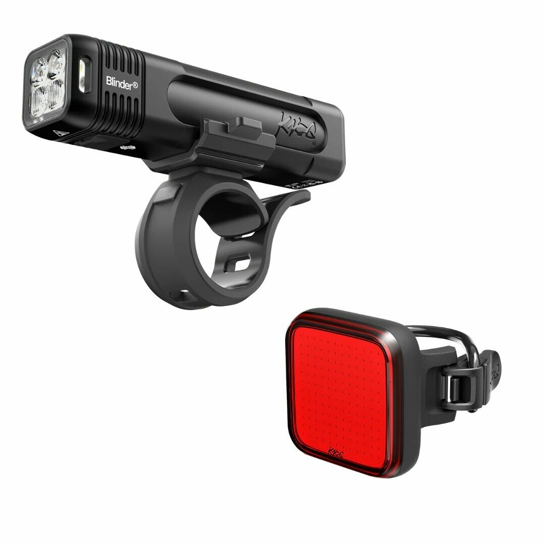 Knog Комплект фонарей Knog Blinder 700 & Square, цвет Черный