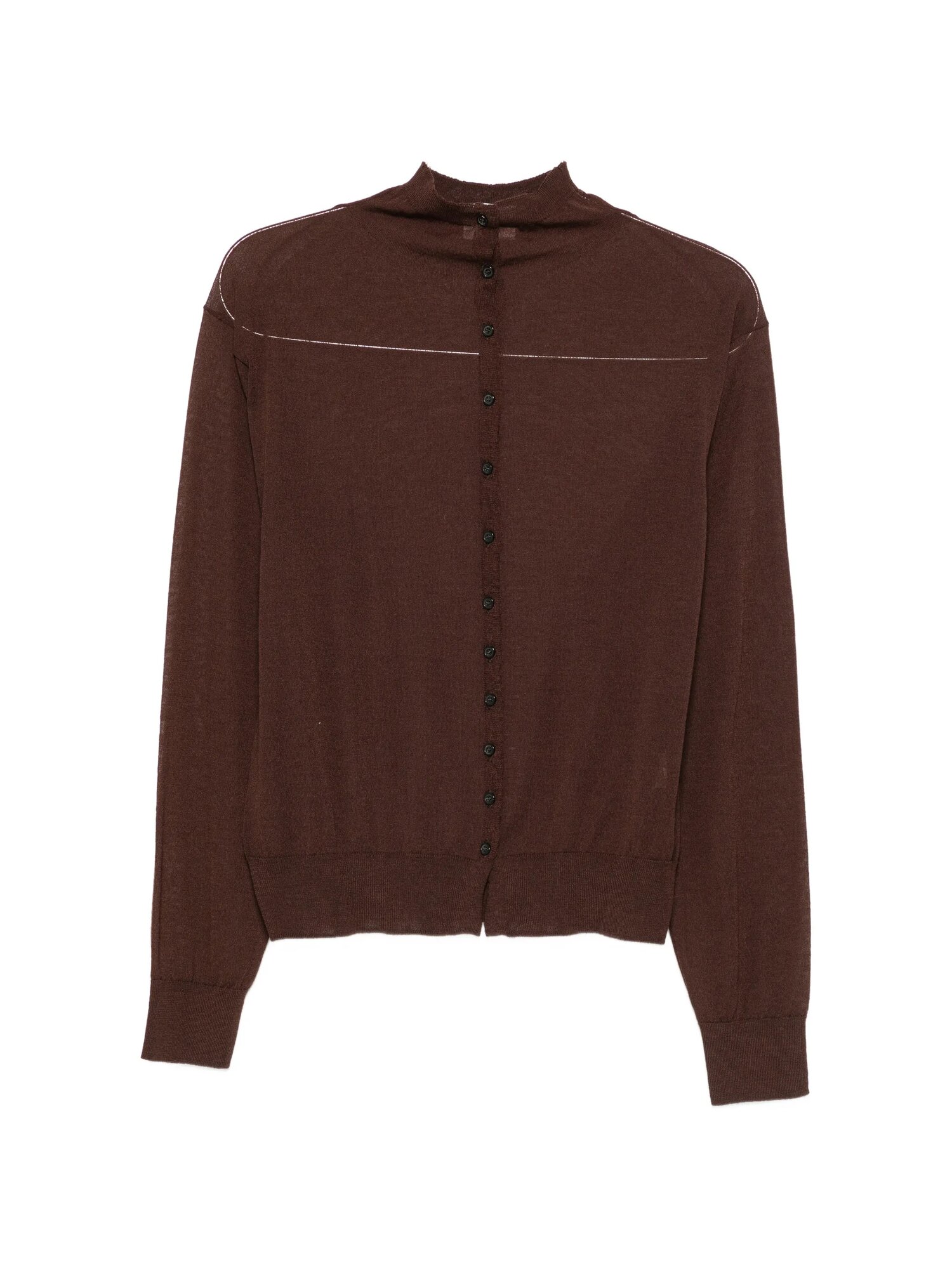 Кардиган Button-up mock-neck cardigan